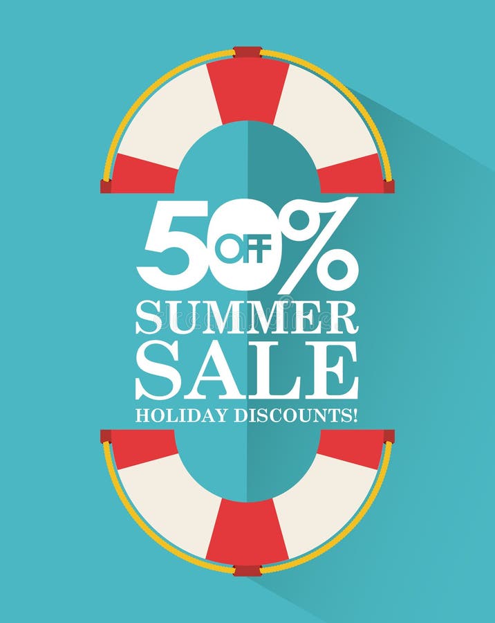 Summer sale design stock vector. Illustration of summer - 46919494