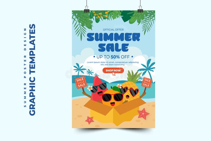 Summer Sale Graphic Template Easy To Customize Simple and Elegant ...