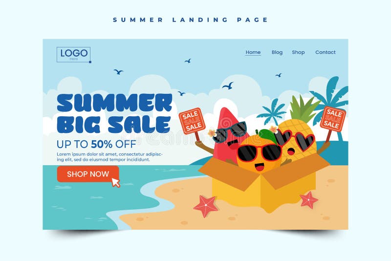 Summer Sale Graphic Template Easy To Customize Simple and Elegant ...