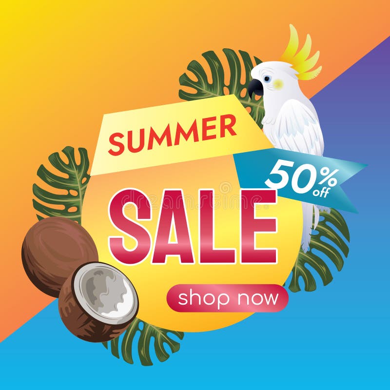 Summer sale promotion stock vector. Illustration of special - 224483502