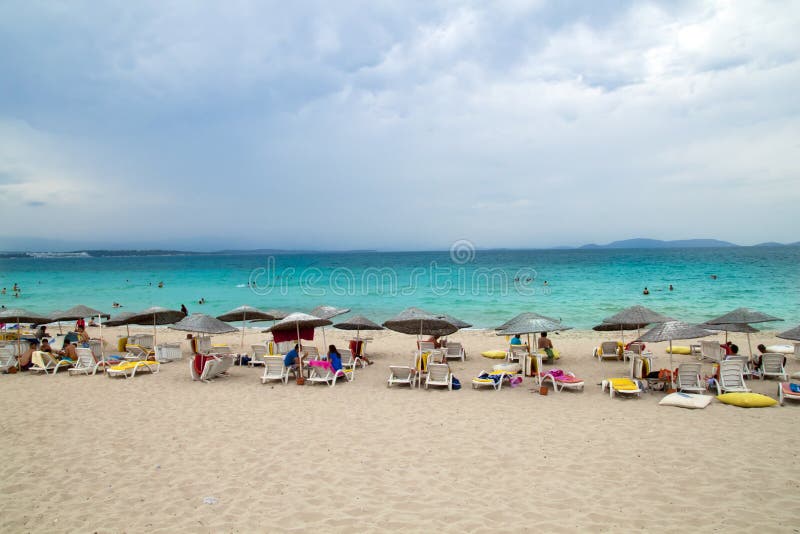 Summer Scene editorial photo. Image of blue, beach, sand - 44469816