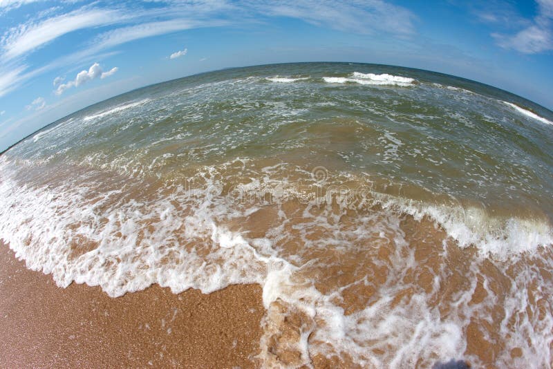 Summer sea stock photo. Image of fisheye, coast, globe - 11782120