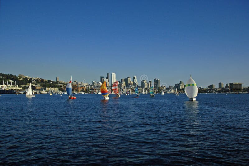Summer in Seattle stock image. Image of seattle, crew - 1896787