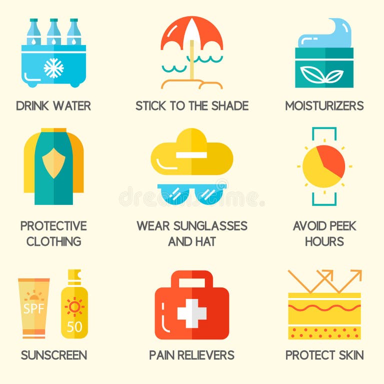 Sun Safety Stock Illustrations 17 425 Sun Safety Stock Illustrations