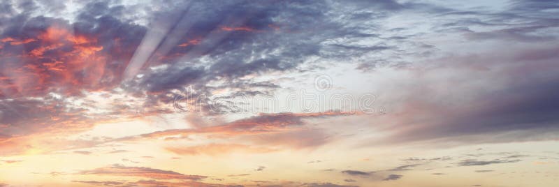 Summer sky stock image. Image of dramatic, color, sunrise - 59052543