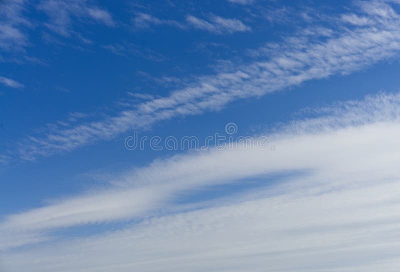 Summer Sky Texture with Fine Clouds Stock Photo - Image of fine, sunny ...
