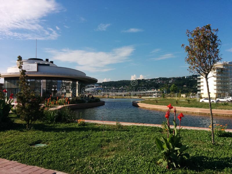 Summer in Sochi editorial image. Image of summer, artificial - 84153670