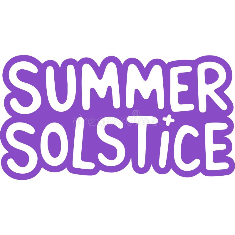 Summer Solstice Graphic Design Art Stock Vector - Illustration of ...
