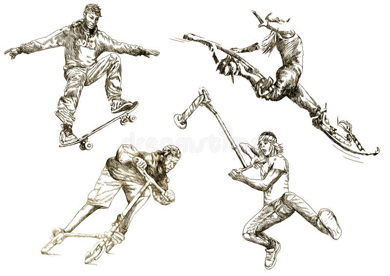 Summer sports collection stock vector. Illustration of lifestyle - 25696874