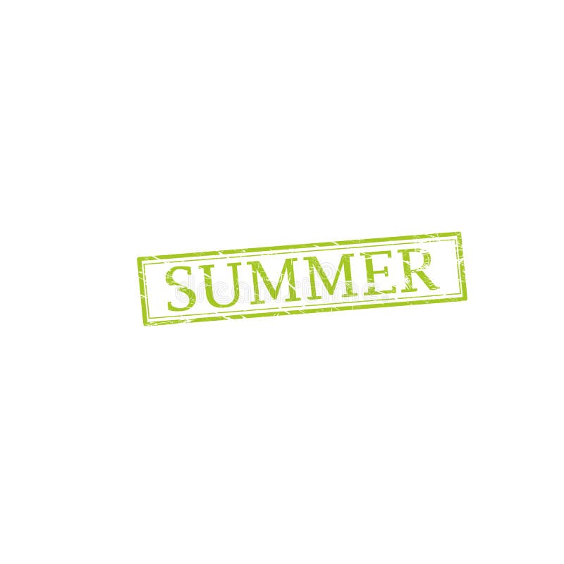 SUMMER stamp sign stock vector. Illustration of vector - 92509763