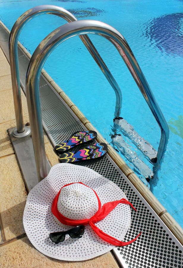 Summer Still Life by the Pool Stock Photo - Image of pool, season: 30657834