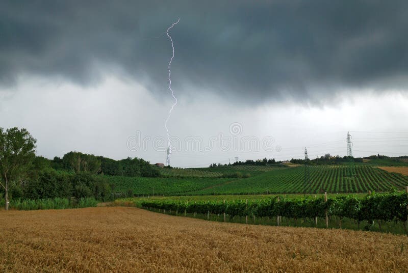 Summer storm stock photo. Image of storm, autumn, spring - 12206928