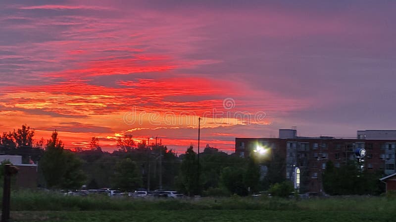 Summer Sun Rising in the Distance Stock Photo - Image of summer ...