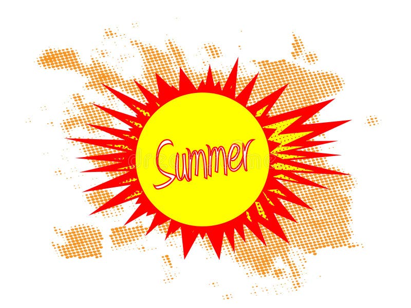 Summer Fun Splash stock vector. Illustration of vector - 302881004