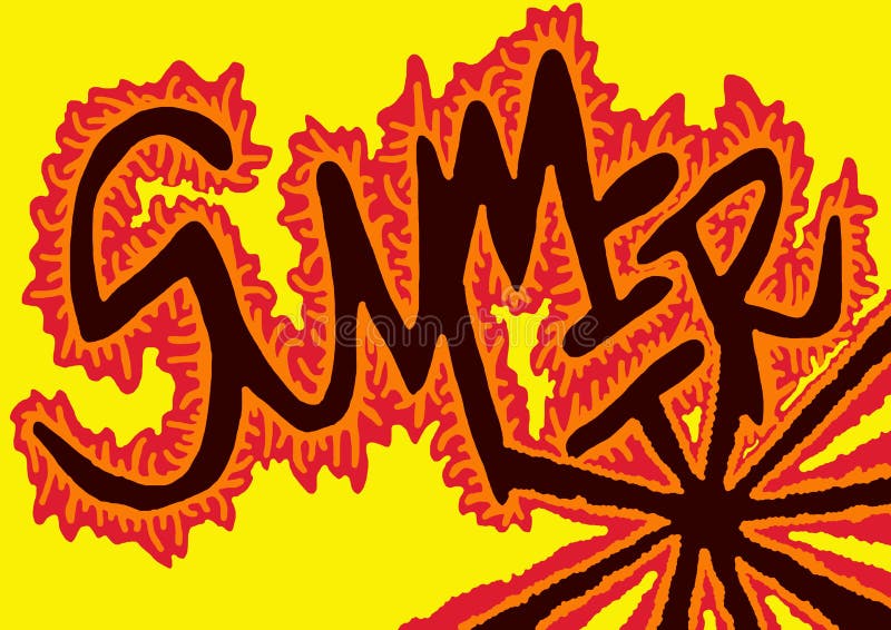 Summer sun stock illustration. Illustration of comic - 31702038