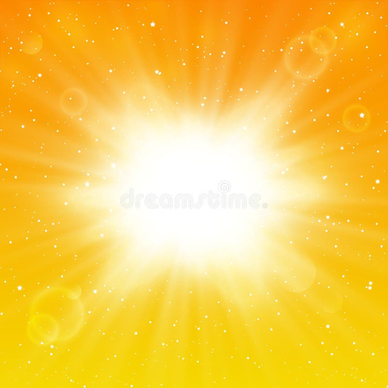 Summer sunny background stock illustration. Illustration of season ...