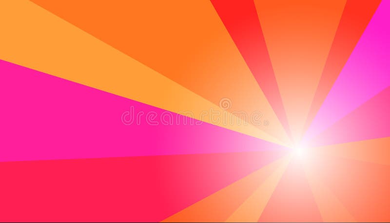 Summer Sunny Banner with Flash of Sun and Rays. Frame for Advertising ...