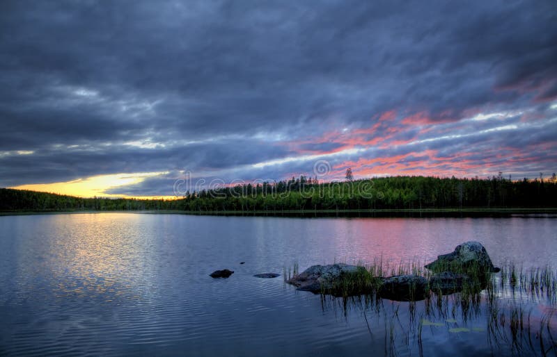 Copper River at Sunset stock image. Image of wildflowers - 29767019