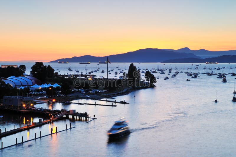English Bay Anchorage, Vancouver Stock Photo - Image of outdoors ...