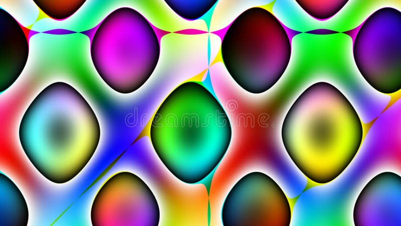 Summer Sunset Flow Animation with Rainbow Neon Gradient and Vibrant ...