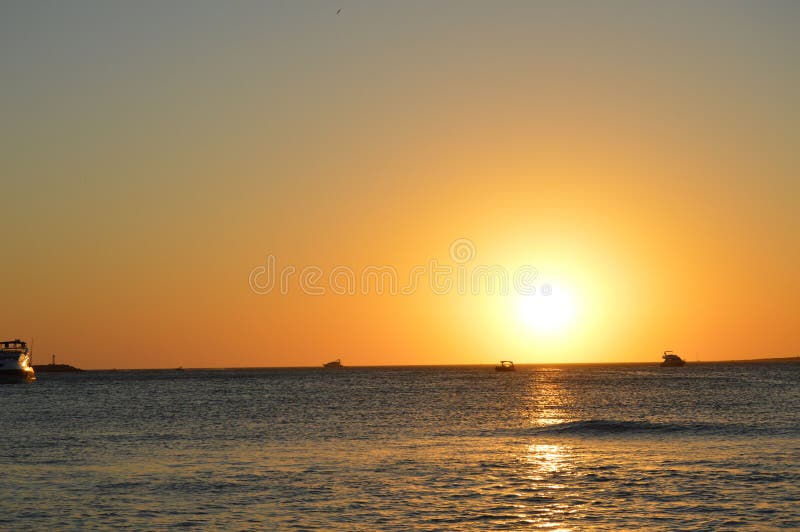 Summer Sunset in Uruguay. 2016 Stock Image - Image of beach, sunset ...