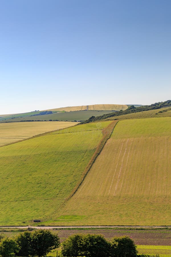 Patchwork Fields stock photo. Image of england, nature - 108090688