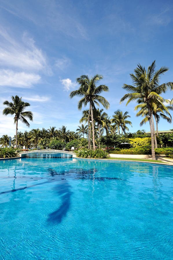 Summer Swimming Pool stock photo. Image of relaxation - 17082764