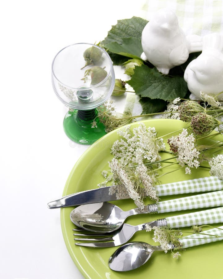 Summer table setting stock image. Image of garden, dinner - 20458377