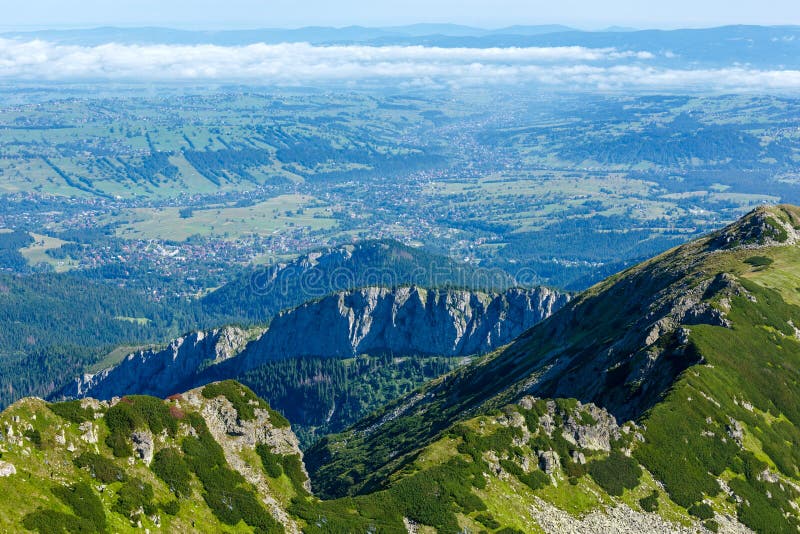 Summer Tatra Mountain, Poland Stock Image - Image of summer, rock: 33473135
