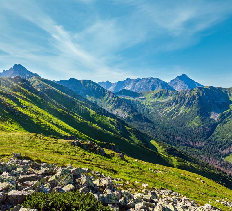 Summer Tatra Mountain, Poland Stock Photo - Image of hike, path: 277989384