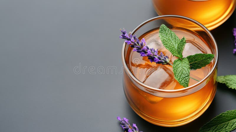 Summer Tea Setting, a Summer-themed Presentation of Iced Lavender Tea ...
