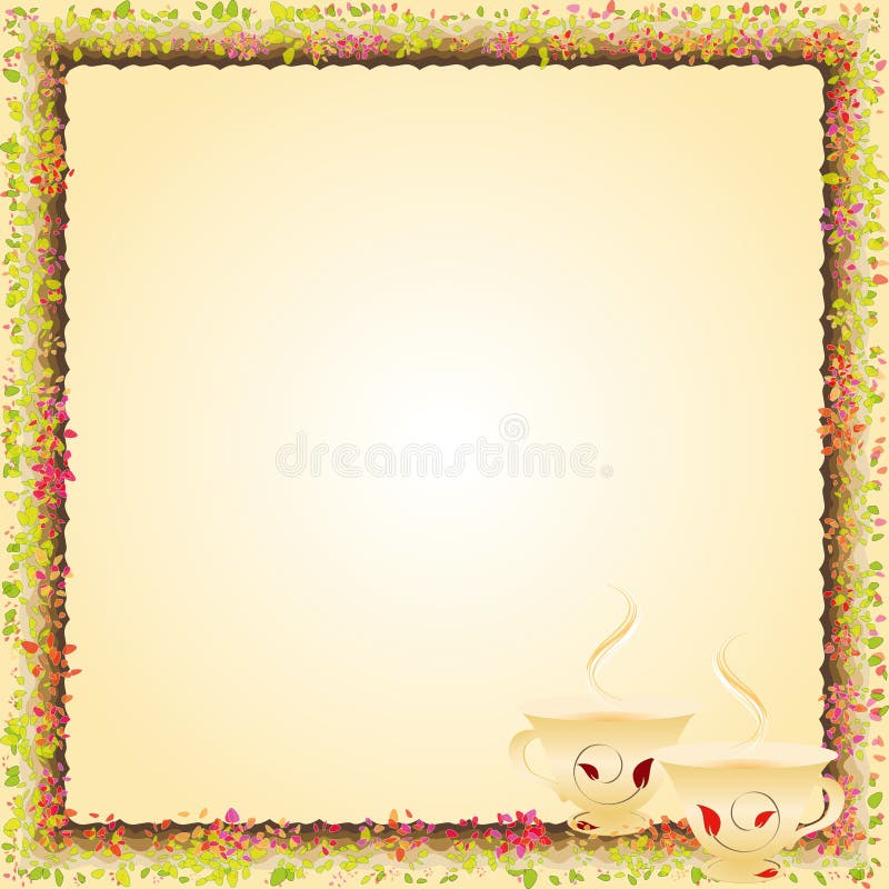 Printable Tea Party Border Tea Pot Border Stock Illustrations – 353