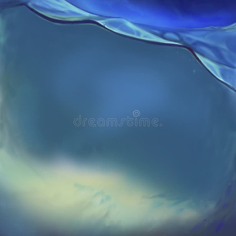 Summer Texture of Water Surface Underwater Background. Stock ...