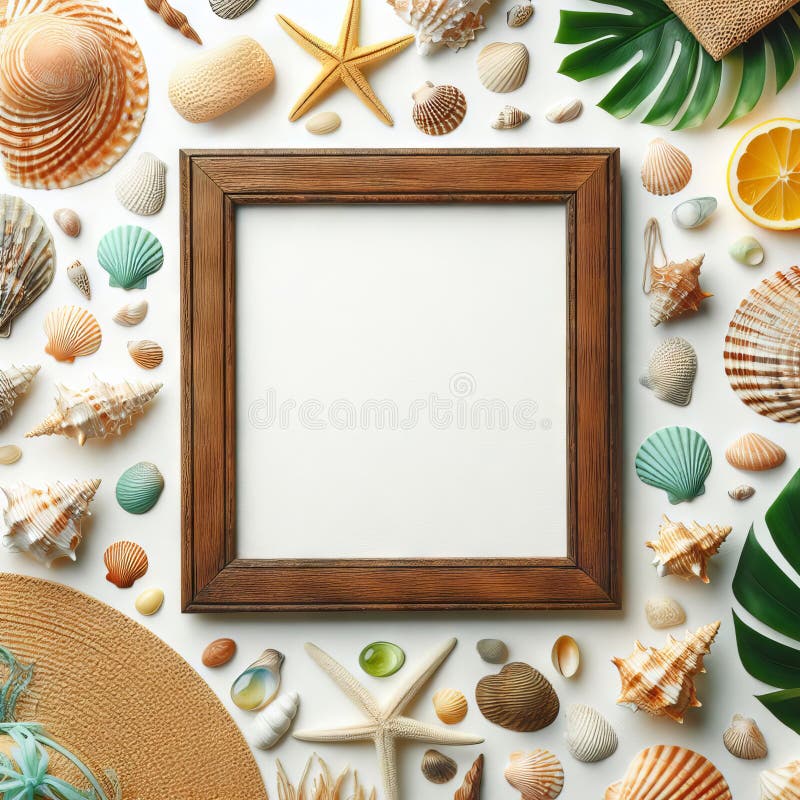 Summer Theme Background Graphic Template Stock Illustration ...