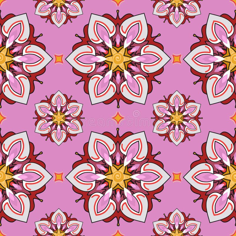 Summer Theme Seamless Pattern Stock Vector - Illustration of doodle ...