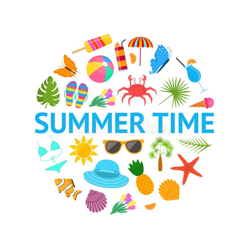 Summer Time Ad Stock Illustrations – 465 Summer Time Ad Stock ...