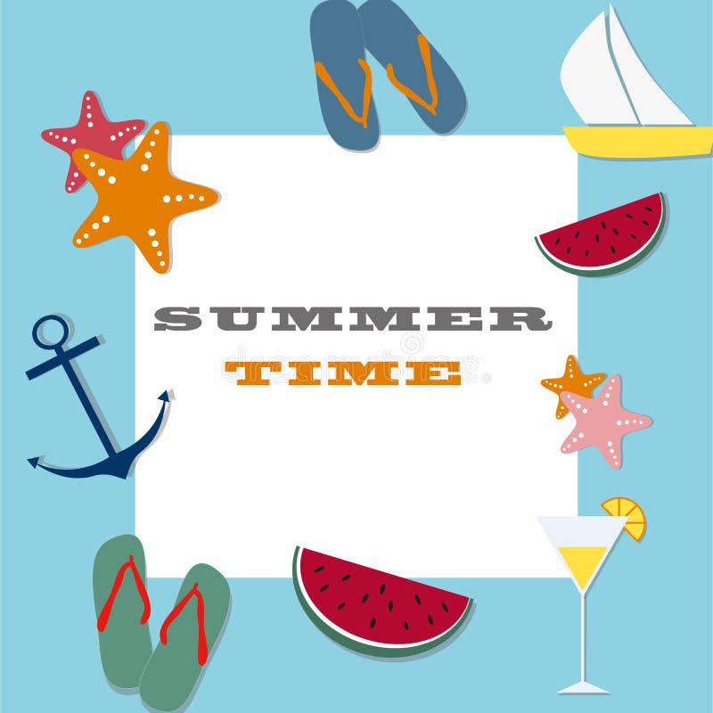 Summert Time Stock Illustrations – 3 Summert Time Stock Illustrations ...