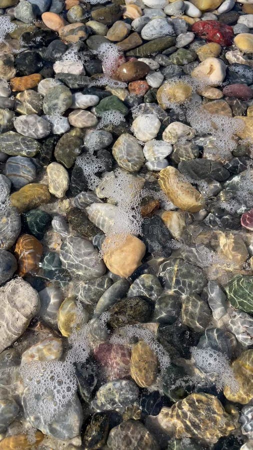 Summer Time and Pebbles on the Beach Stock Footage - Video of nature ...