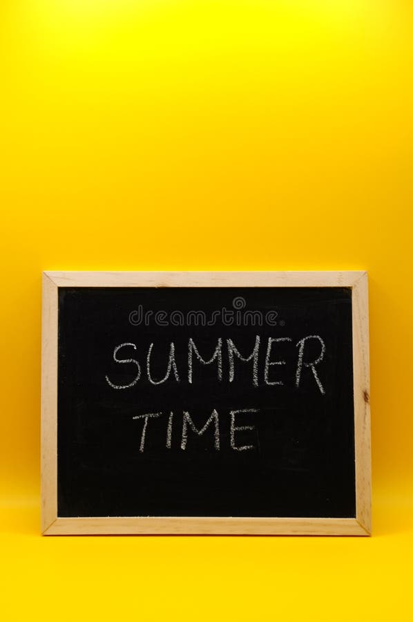 Summer time write stock photo. Image of yellow, poster - 360886180