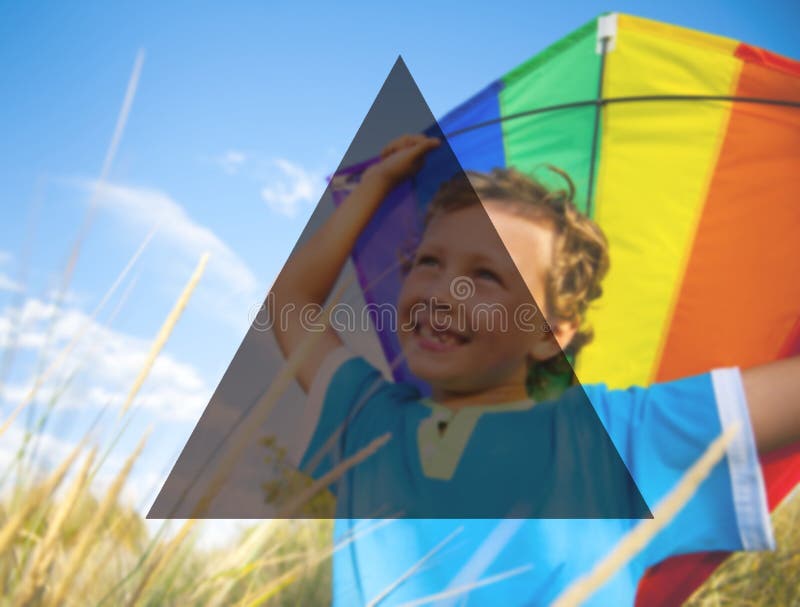 Summer Togetherness Friendship Triangle Copy Space Concept Stock Image ...