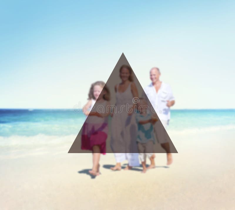 Summer Togetherness Friendship Triangle Copy Space Concept Stock Photo ...