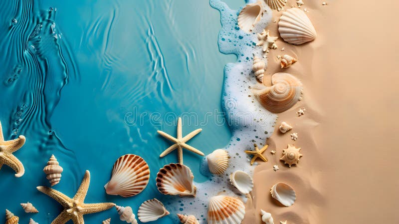 Summer Tropical Banner - Refreshing Design Pop Colors Background Stock ...