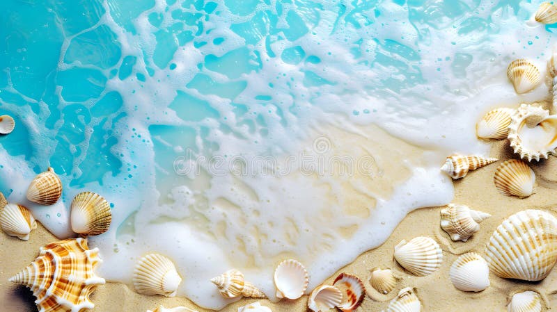 Summer Tropical Banner - Refreshing Design Pop Colors Background Stock ...