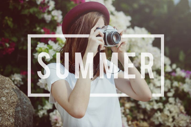 Summer Vacation Fun Holiday Relaxation Break Concept Stock Photo ...