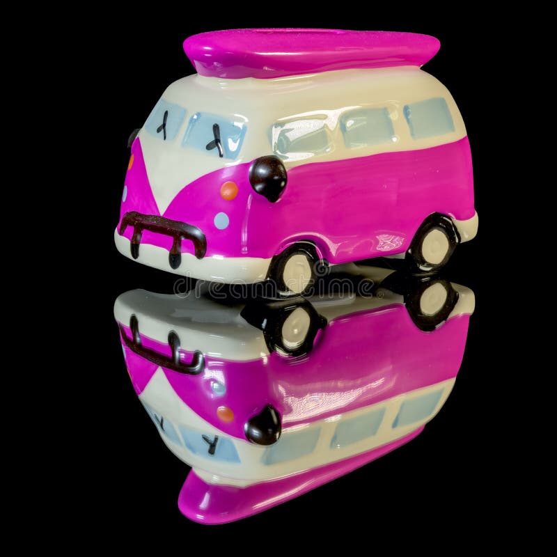 Summer Vacation Van Made of Clay Stock Photo - Image of colorful ...