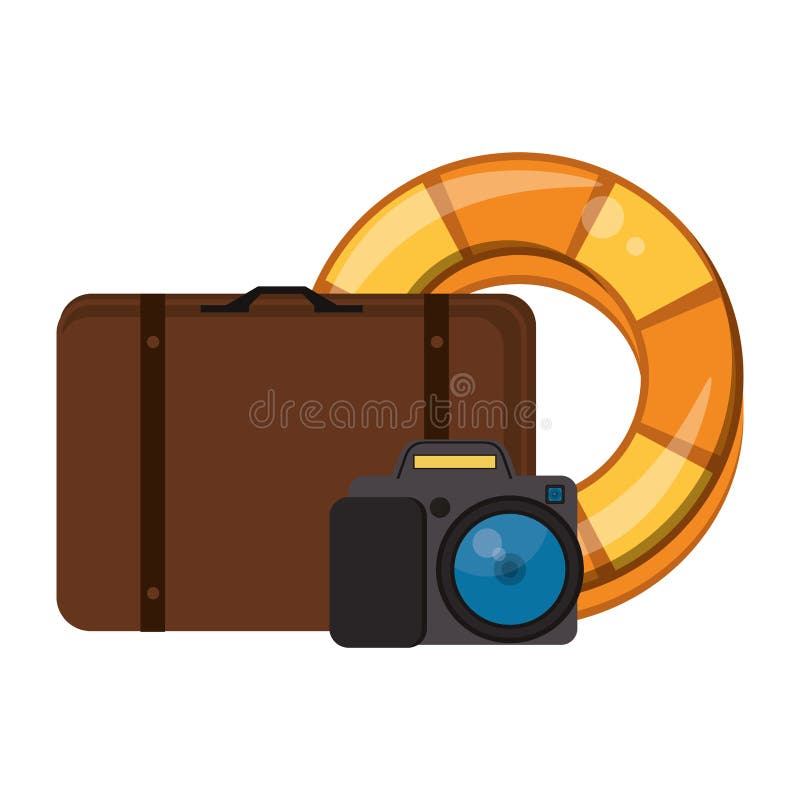 Summer Vacations and Travel Cartoons Stock Vector - Illustration of ...