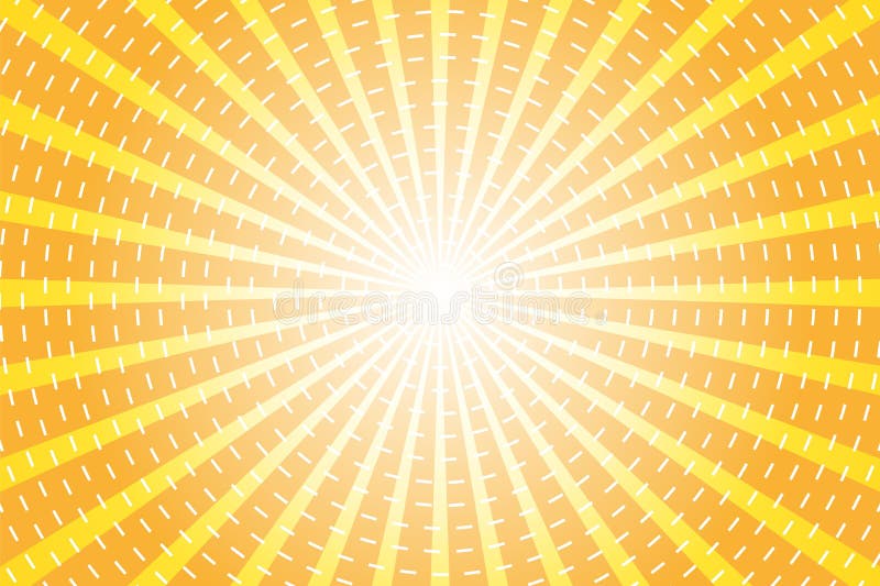 Summer Vector Illustration for Design. Abstract Background and Sun Ray ...