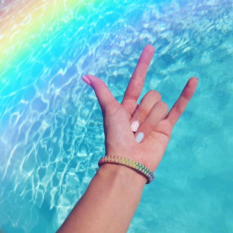 Summer vibes hand stock photo. Image of summer, hand - 168401348