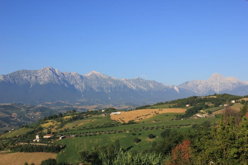 View of the Apennines Near Florence, Italy Stock Photo - Image of ...