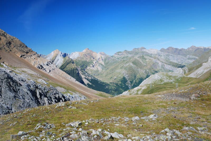 Summer View of the Central Pyrenees. Stock Photo - Image of nature ...